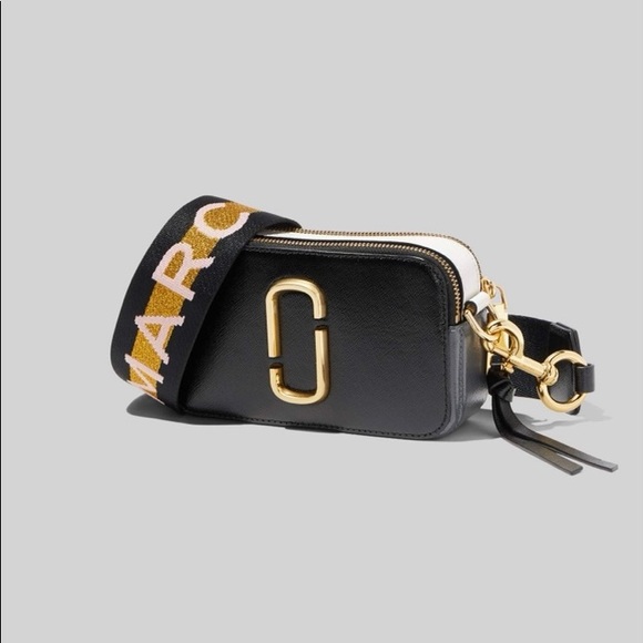 Bags | Marc Jacobs The Logo Strap Snapshot New | Poshmark